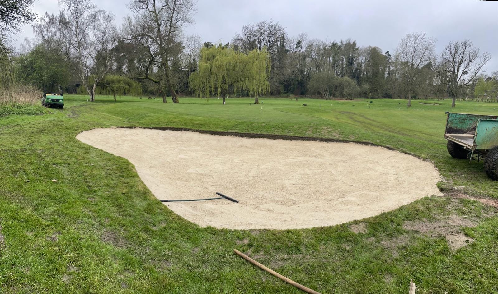 Greenside Practice Bunker Now Ready - Rothley Park Golf Club